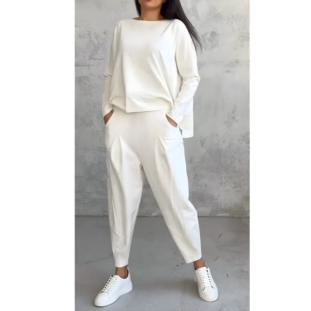 Icone™ CasualOutfit: Women's Long-Sleeve And Pants Two-Piece Casual Ou ...
